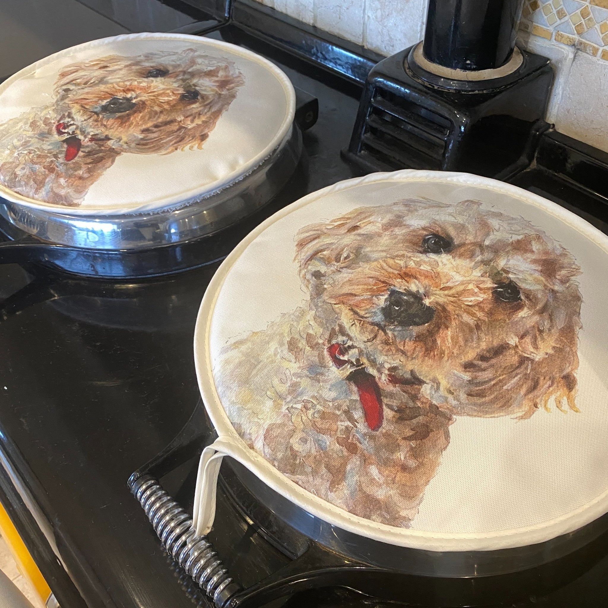 Cockapoo Hob Covers | Decorative Chef Pads for Range Cookers